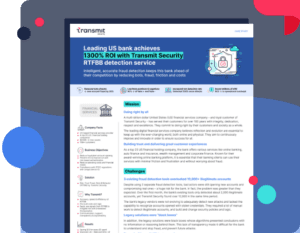 Leading US bank achieves 1300% ROI with Transmit Security | Transmit Security